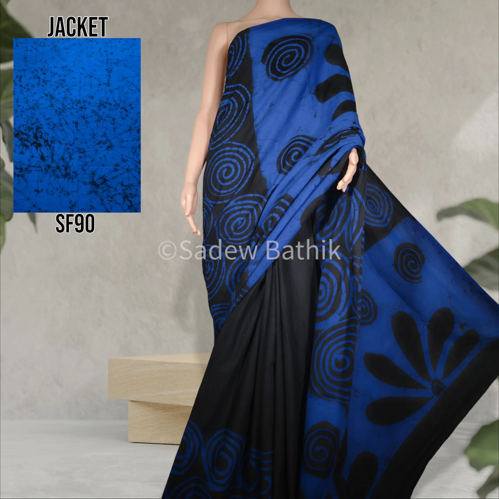 Full Bathik Saree SF 90 - Sadew Bathik