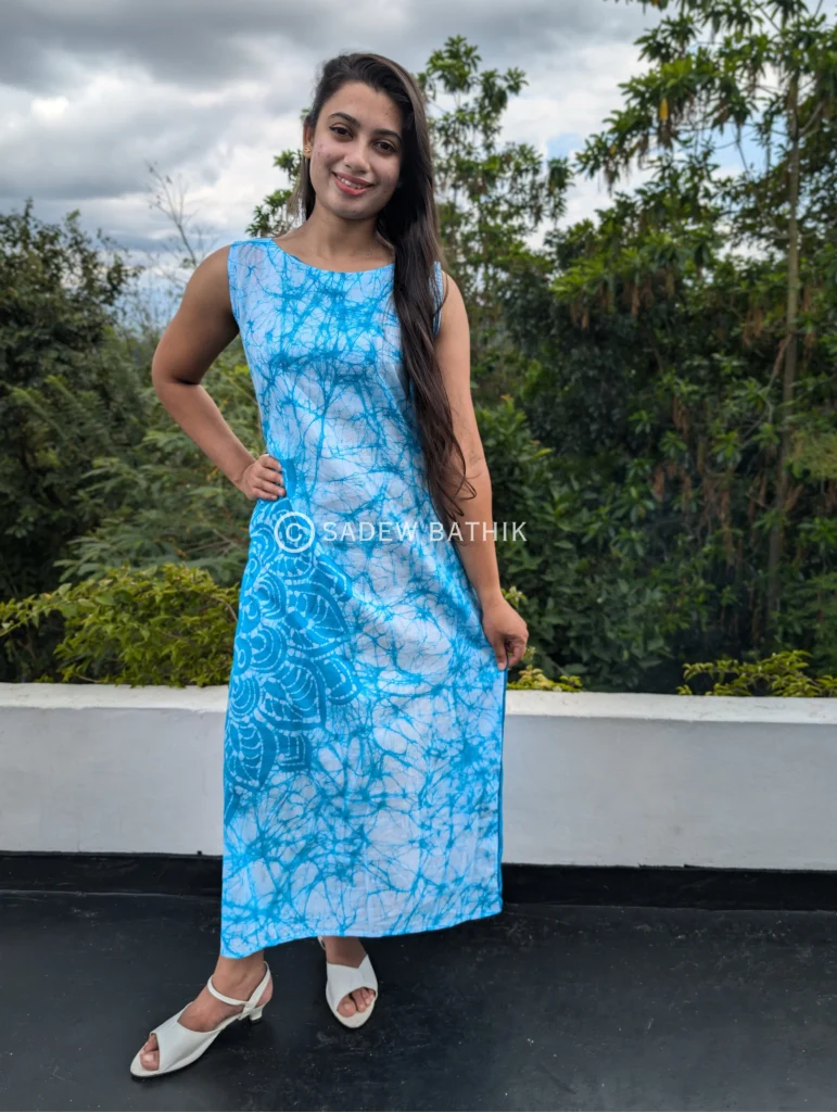 Batik Frock SBF 018 - Sadew Bathik